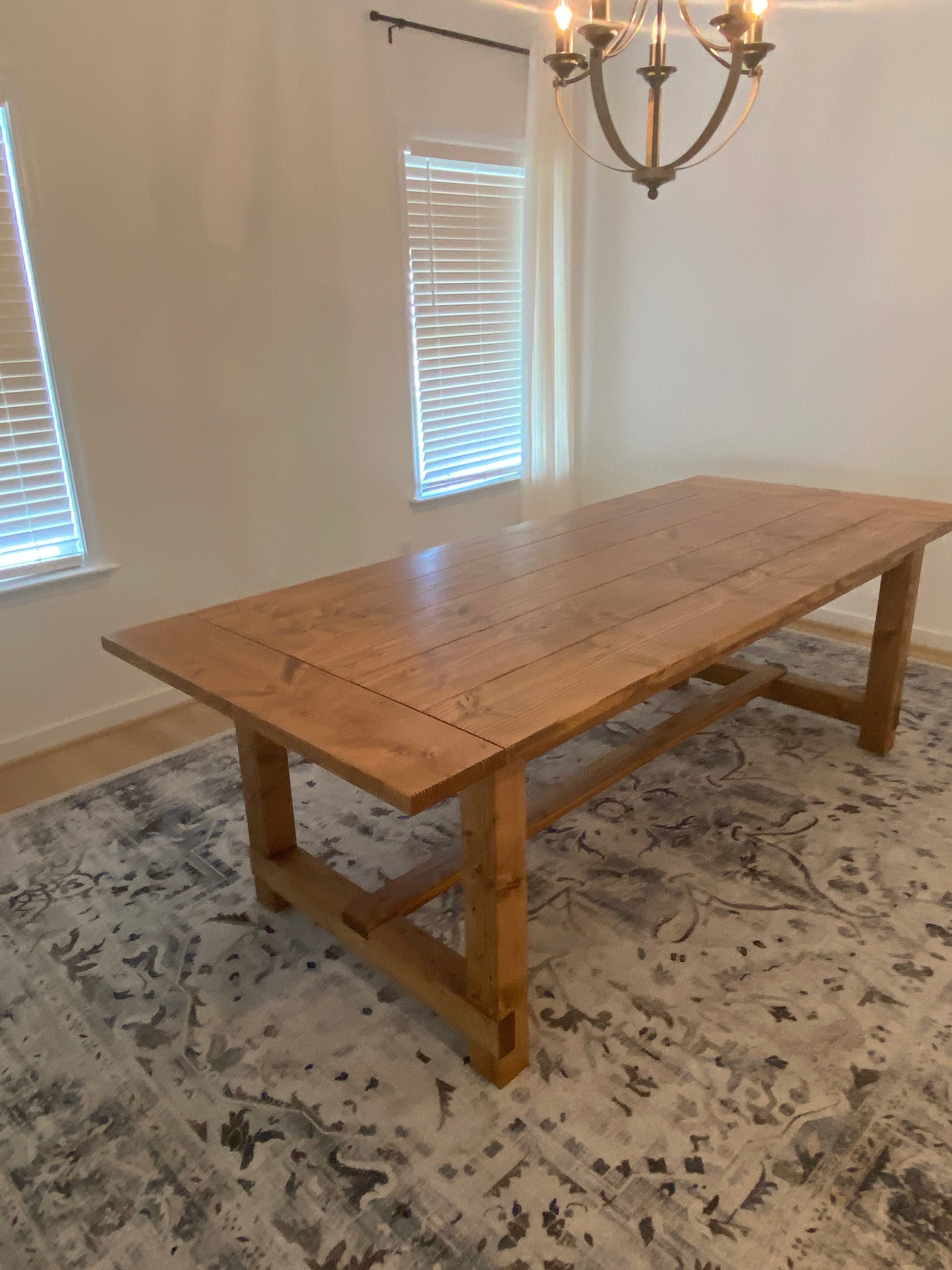H Frame Trestle Table {Soft Wood} – South Plank House