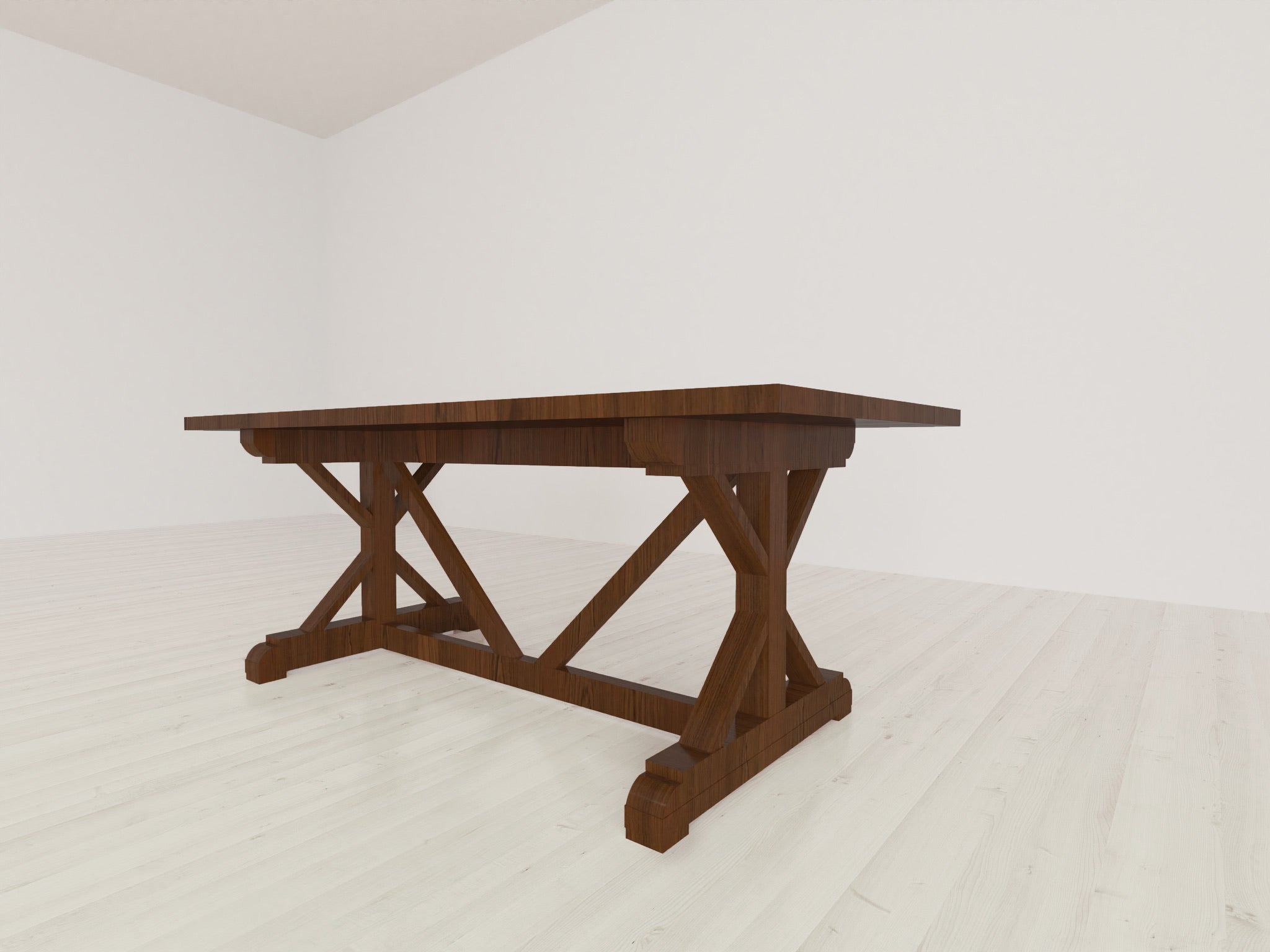 Trenton X Base Trestle Table – South Plank House